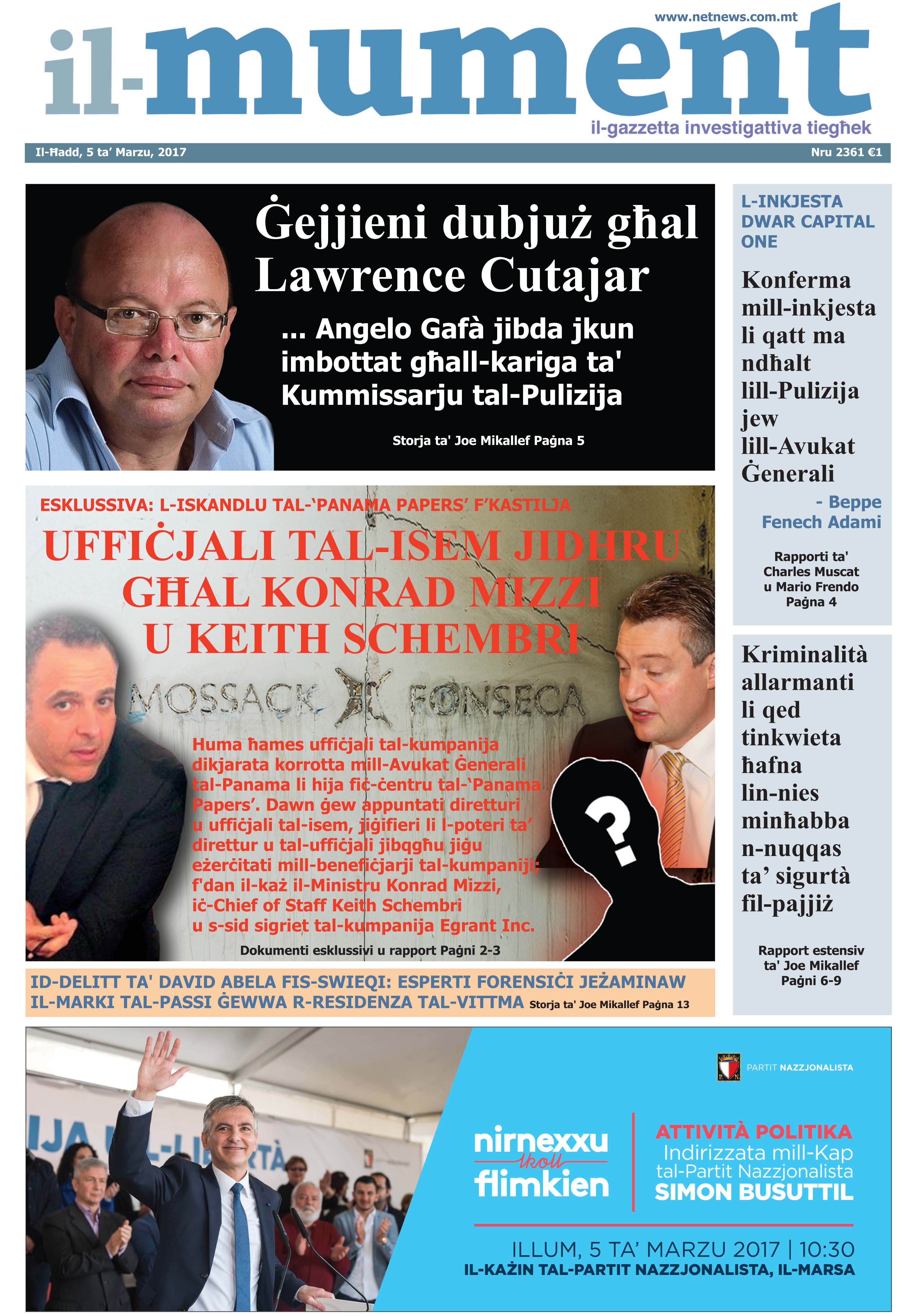 Il-faċċata ta' Il-Mument - 05-03-2017 - NETnews