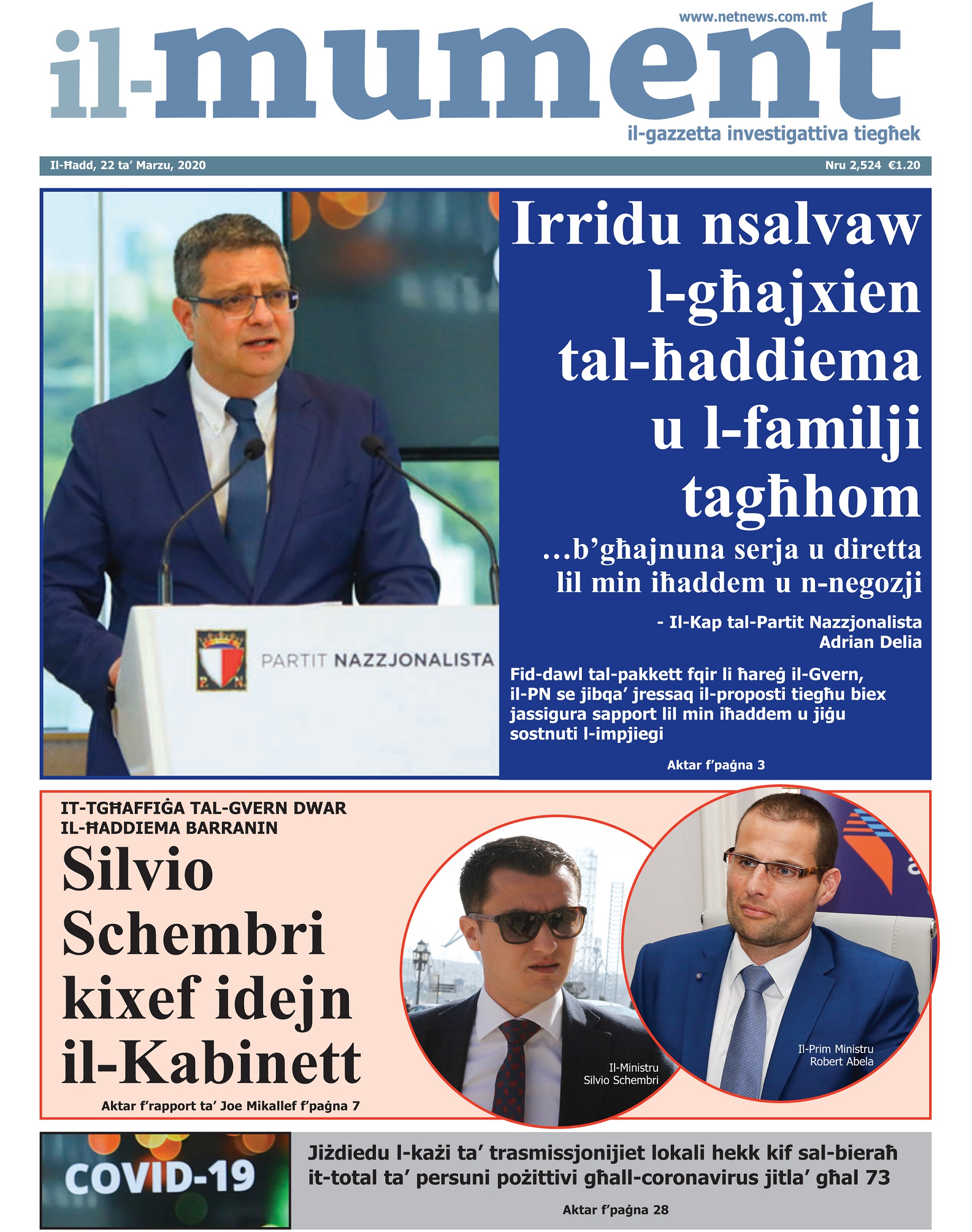 Il-faċċata ta' il-Mument tal-Ħadd 22 ta' Marzu - NETnews