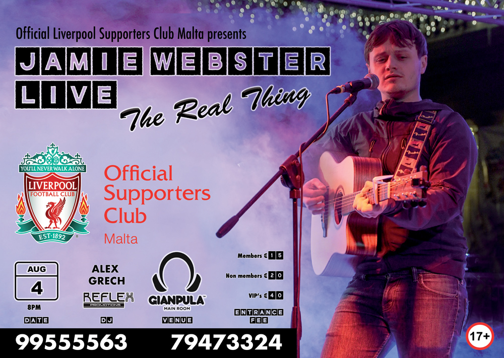 Jamie Webster il-mistieden speċjali ta’ kunċert organizzat minn ...