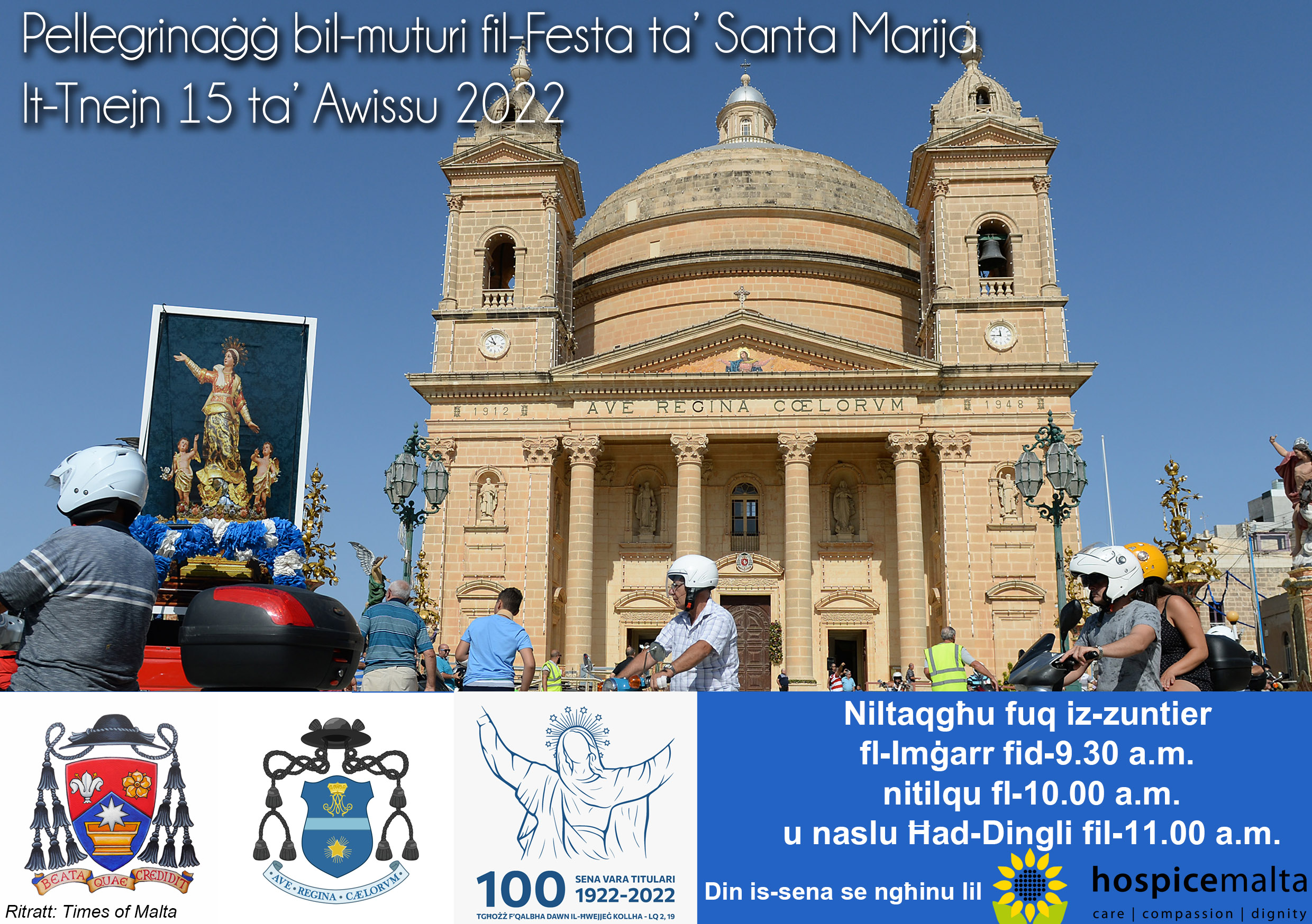 Għada se jsir il-Pellegrinaġġ tal-Muturi b'risq is-Soup Kitchen - NETnews