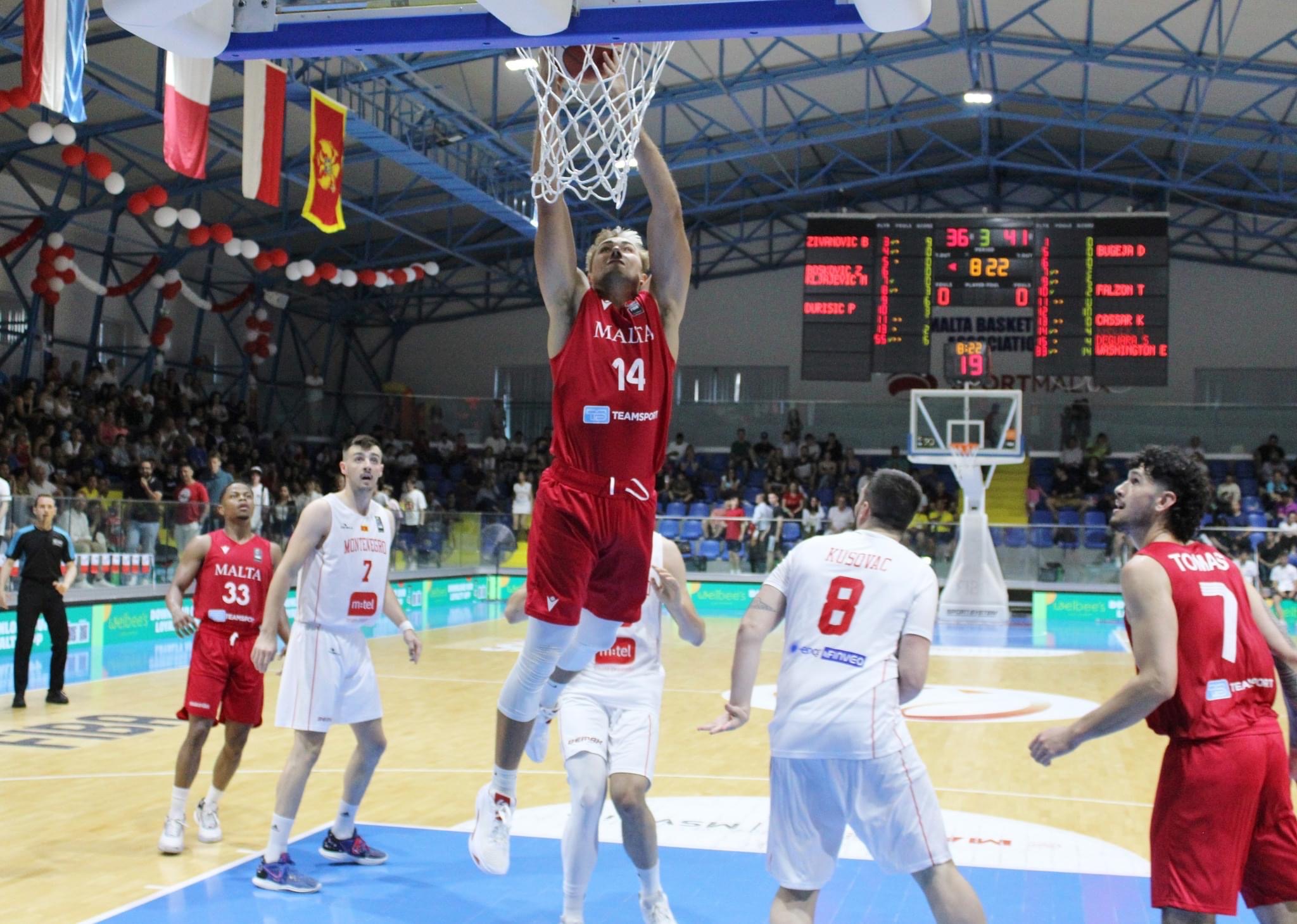 GSSE Malta 2023 - Basketball: Il-Maltin jirkupraw b’rebħa stupenda fuq ...