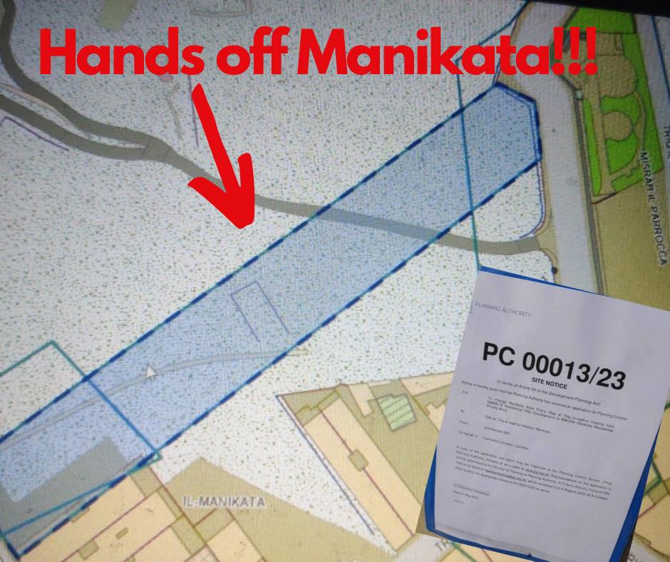 Applikazzjoni għal żvilupp massiċċ qrib il-knisja tal-Manikata - NETnews