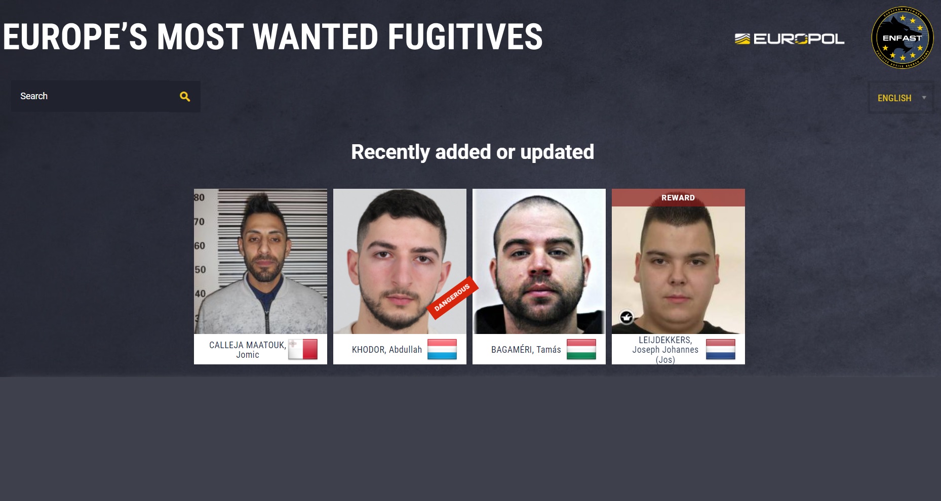 Jomic Calleja jitpoġġa mal-lista tal-aktar persuni imfittxija fl-Ewropa ...