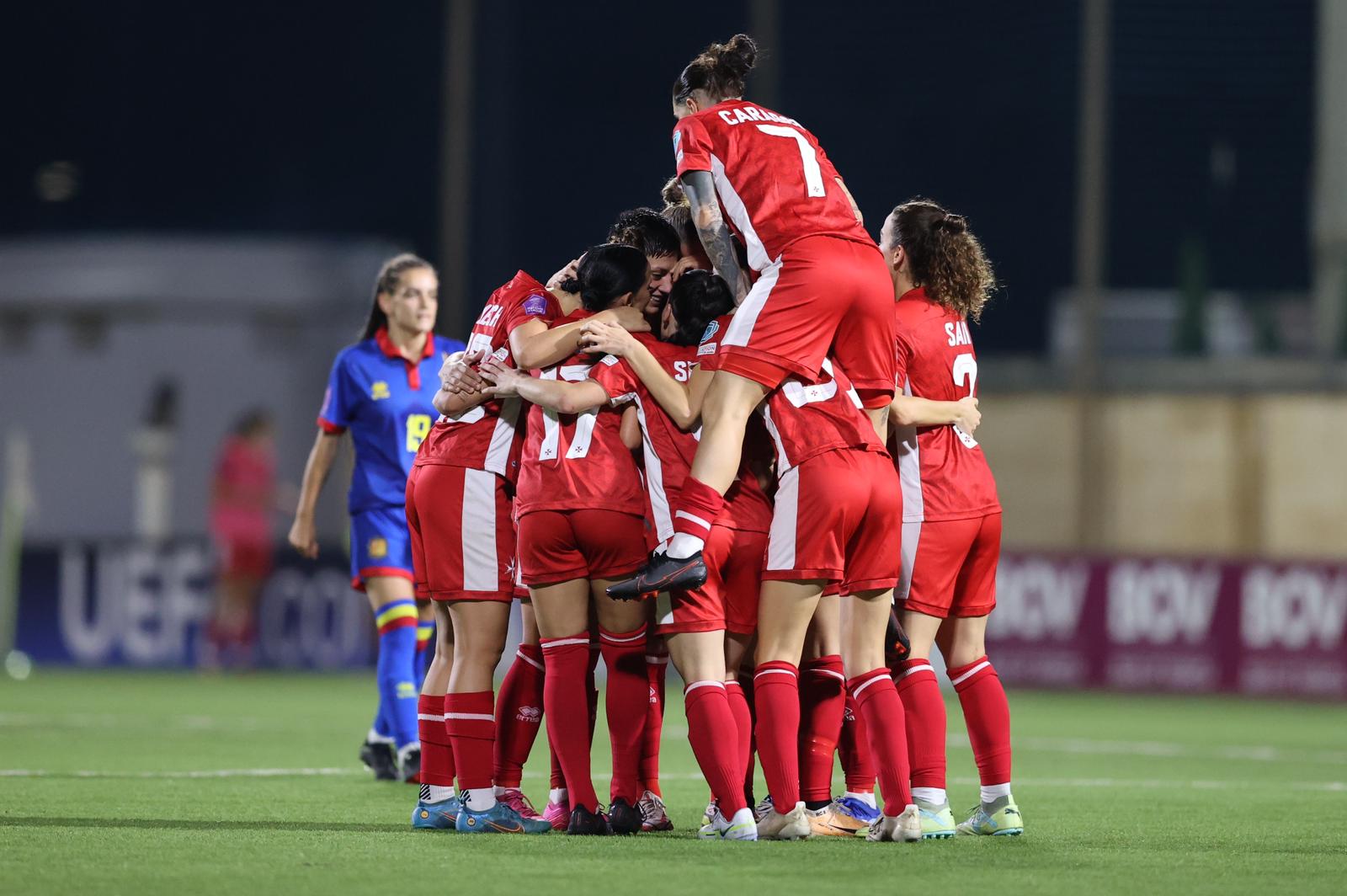 Futbol tan-nisa: Rebħa kbira għal Malta, it-tielet waħda konsekuttiva ...