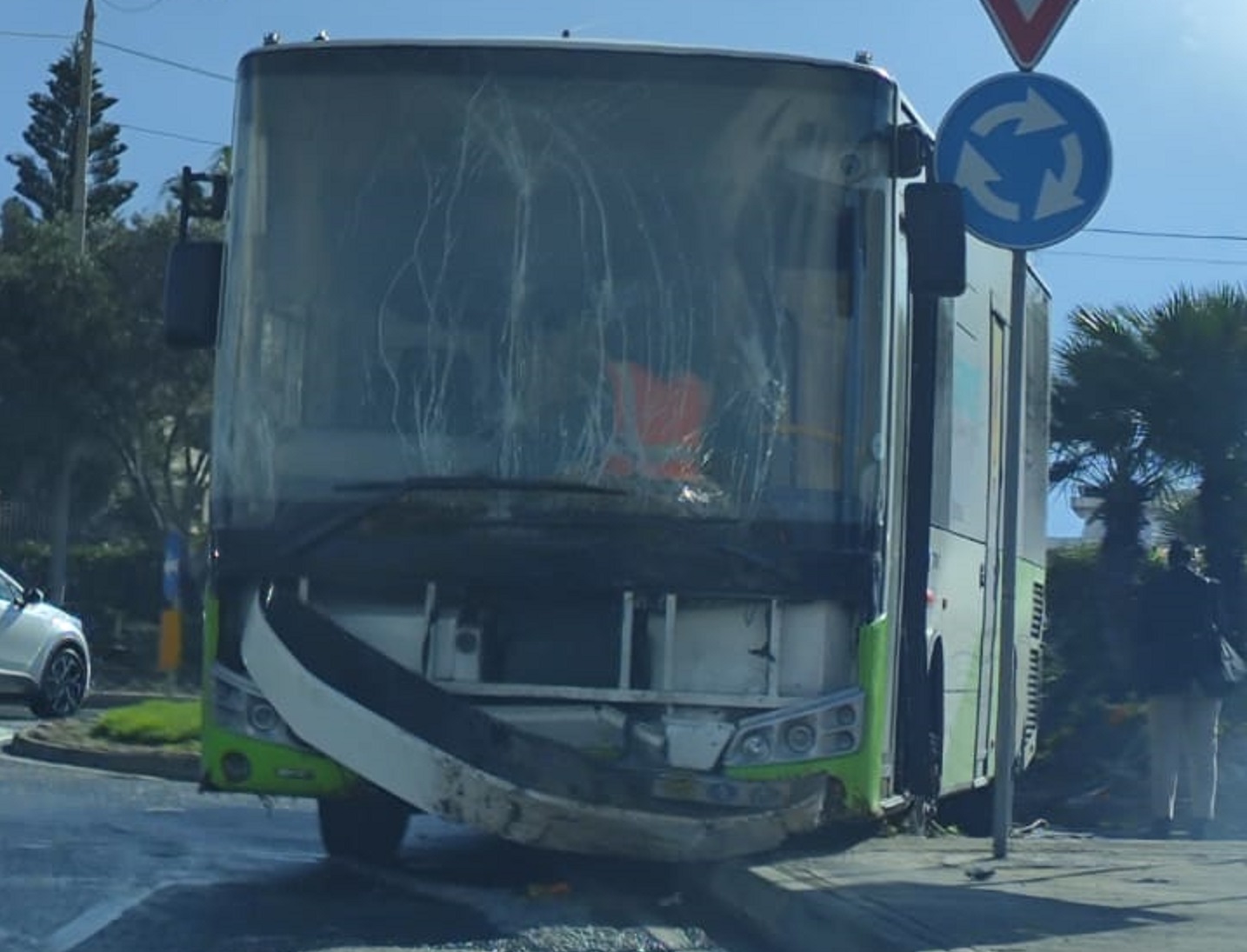 Inċident fiz-zona ta' Birguma fejn tal-linja baqgħet tiela' fuq ...