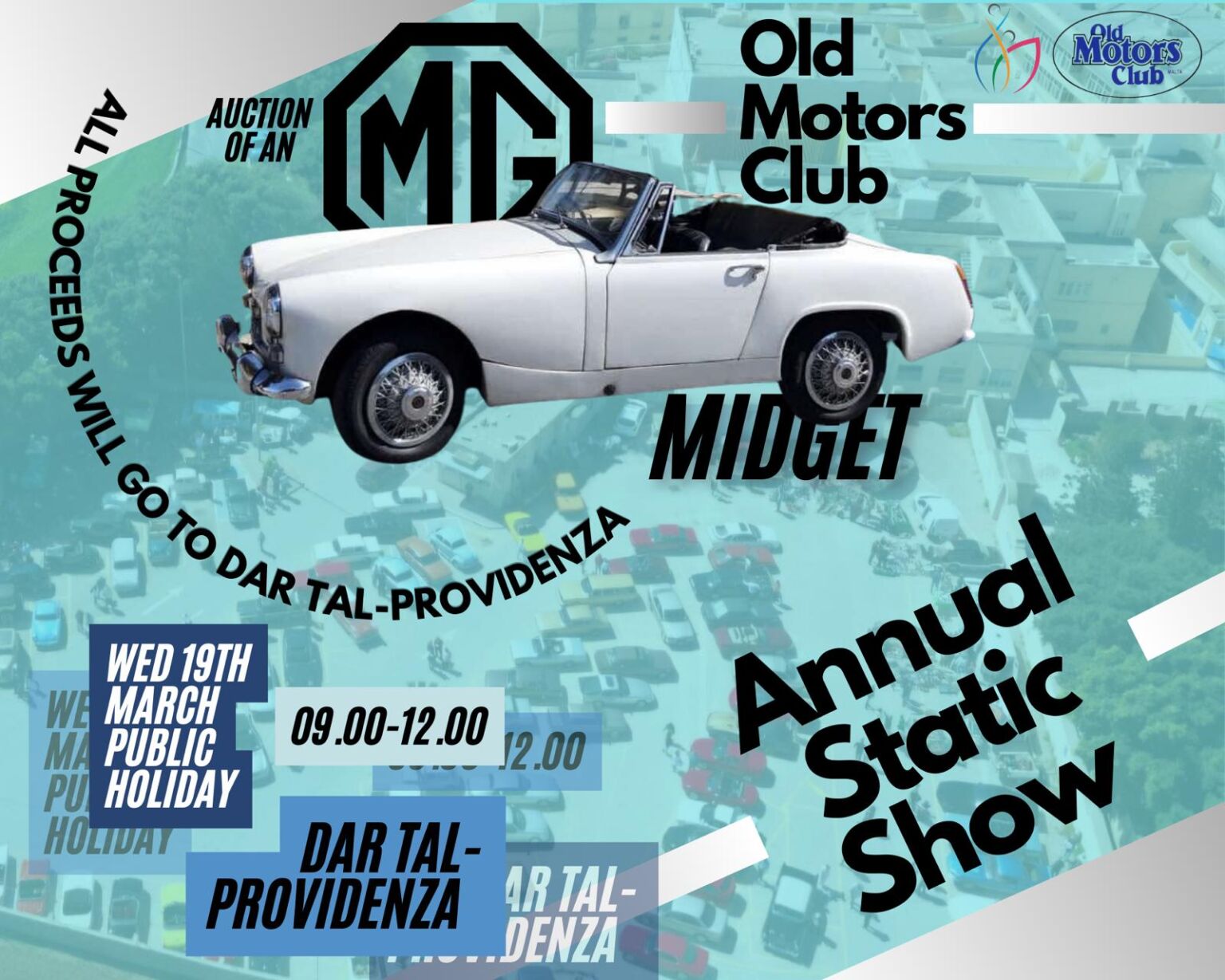 L-Old Motors Club bi Static Show ta' karozzi klassiċi b'risq id-Dar tal ...
