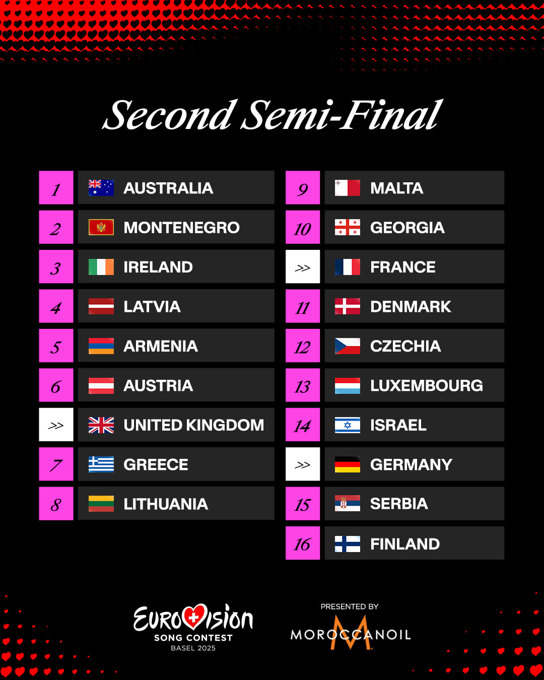 Miriana Conte se tkun qed tkanta fid-disa' post tat-tieni serata tas-semi-finali tal-Eurovision ...