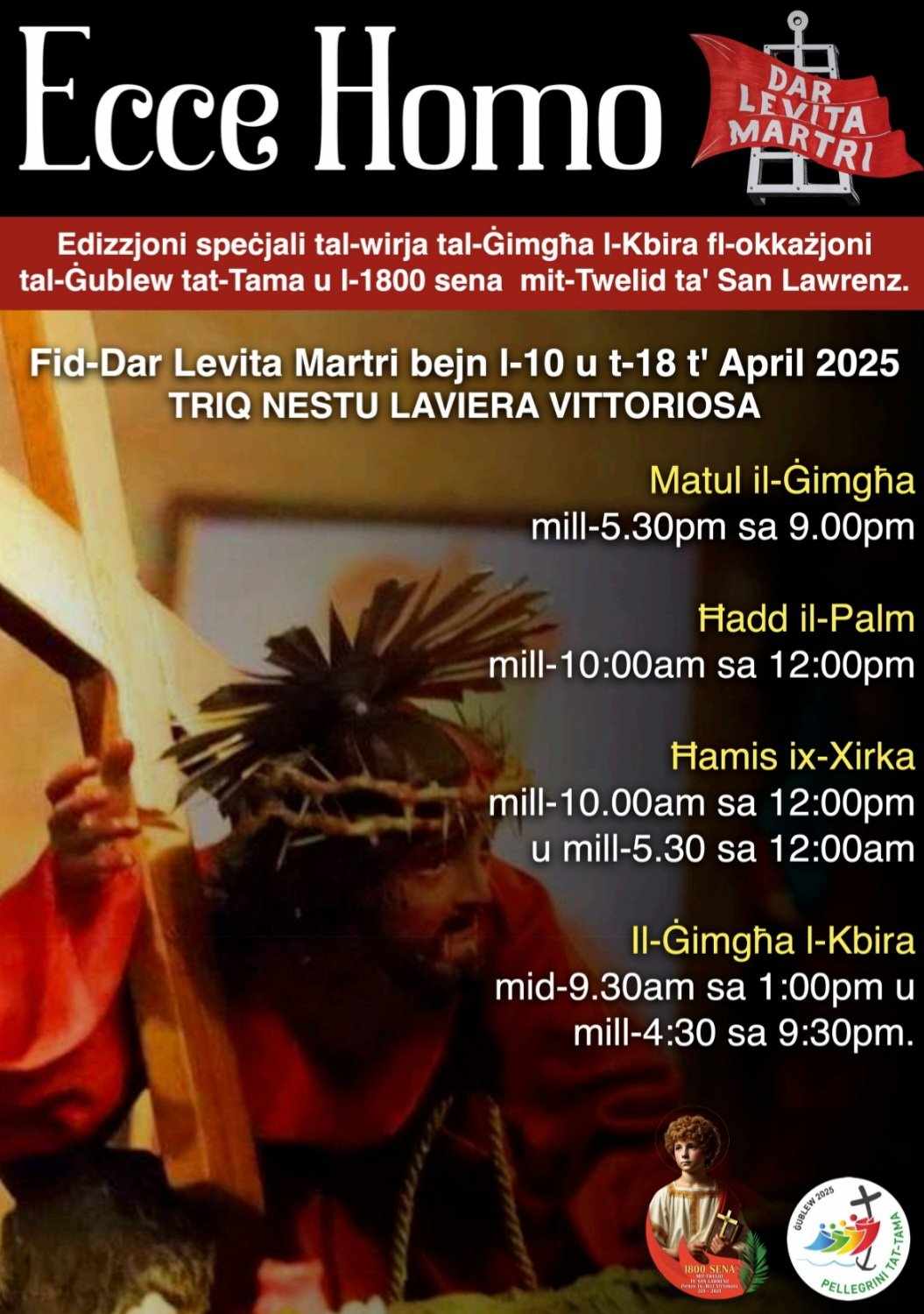 Wirja bl-isem ta' "Ecce Homo" organizzata f'Dar Levita Martri - NETnews