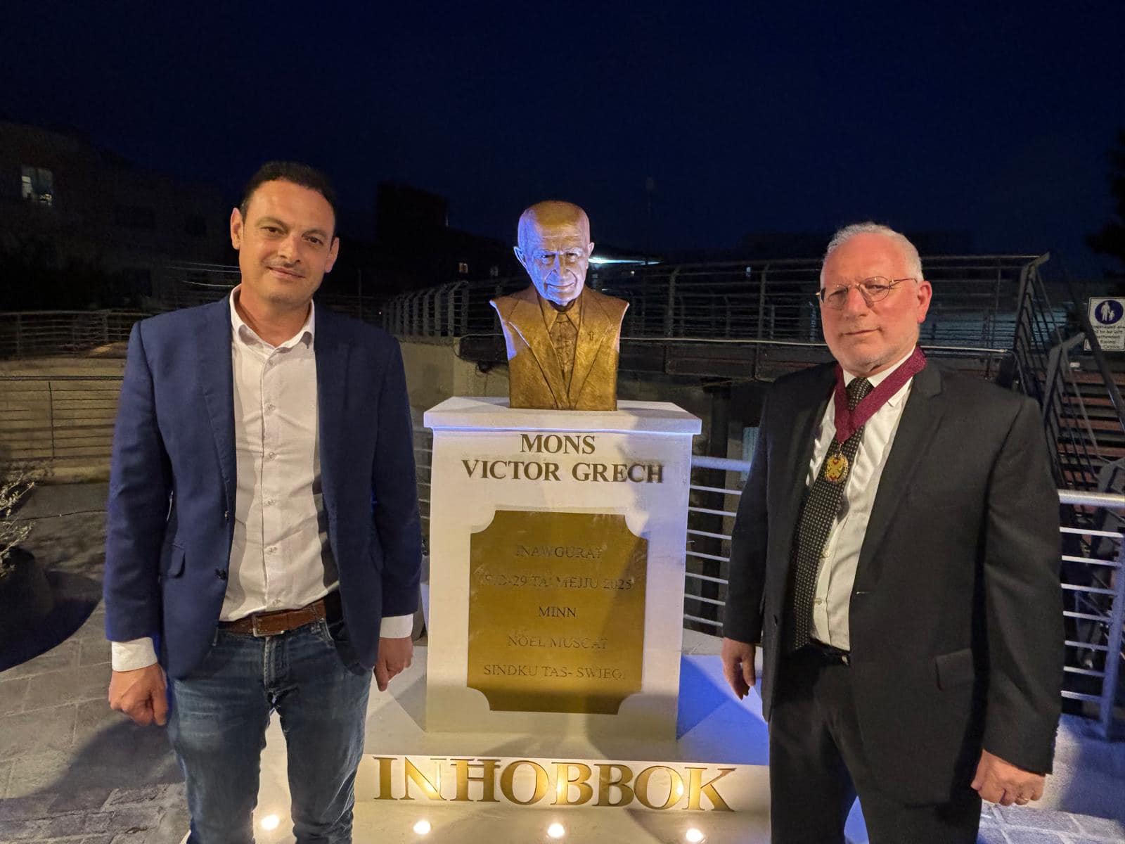 Inawgurat il-bust ta' Mons Victor Grech fis-Swieqi - NETnews