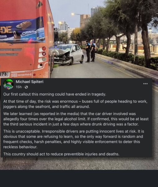 It-tabib tal-Emerġenza, b'appell għal aktar infurzar u pieni ħorox ...