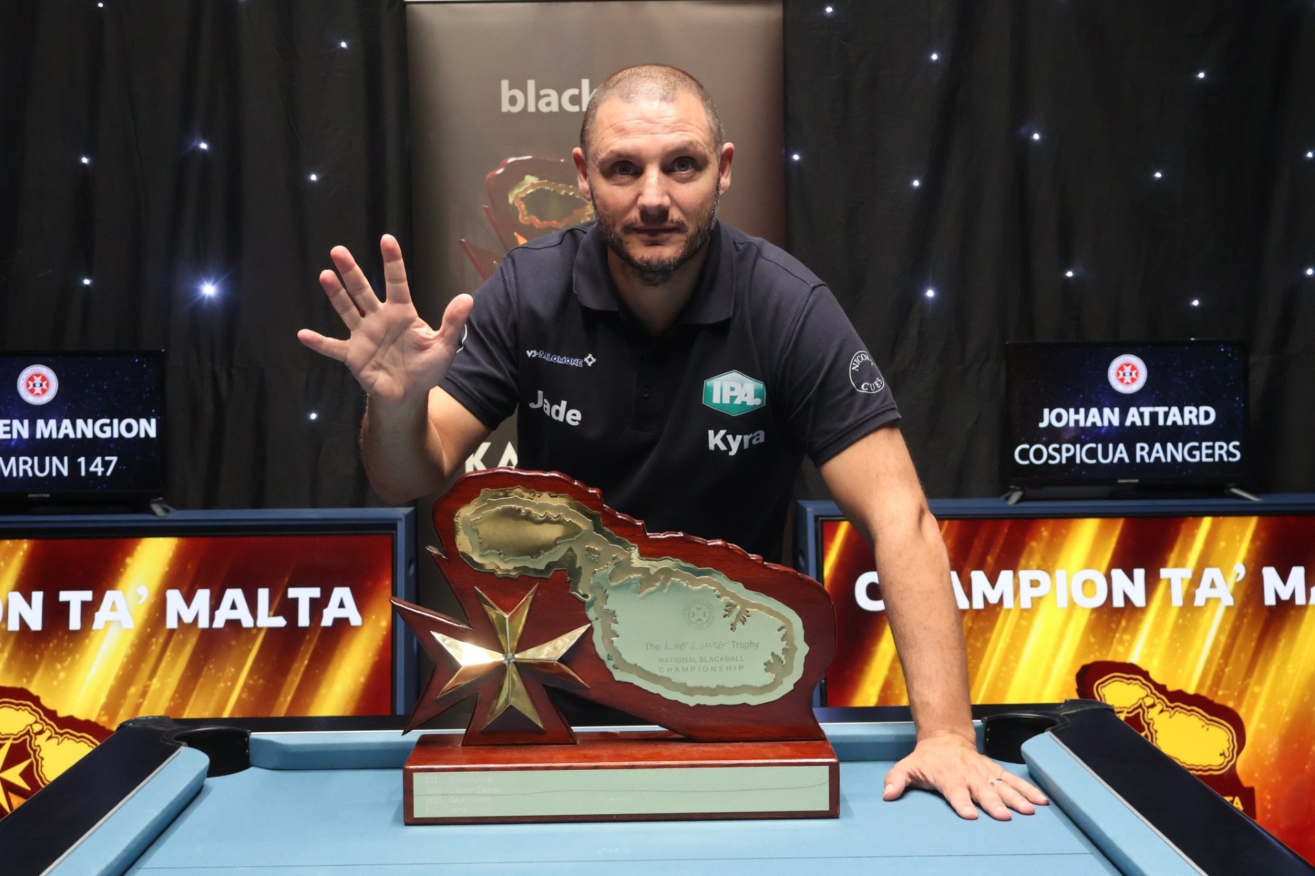 Champion ta' Malta fil-Malta Blackball - NETnews