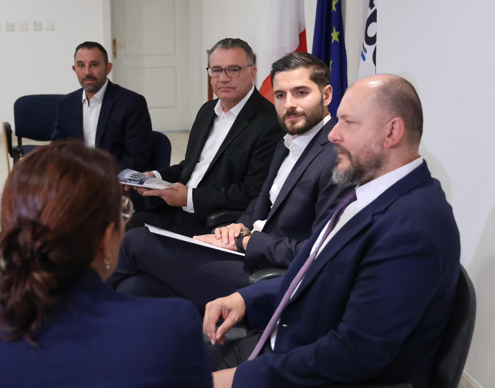 Il-Kap tal-PN Alex Borg jiltaqa’ mal-Malta Federation of Professional ...