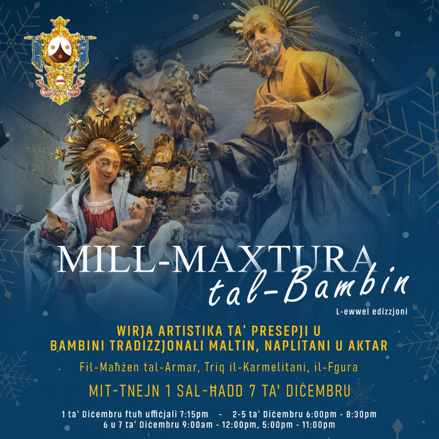 L-ewwel edizzjoni tal-wirja tal-Milied 'Mill-Maxtura tal-Bambin' fil ...