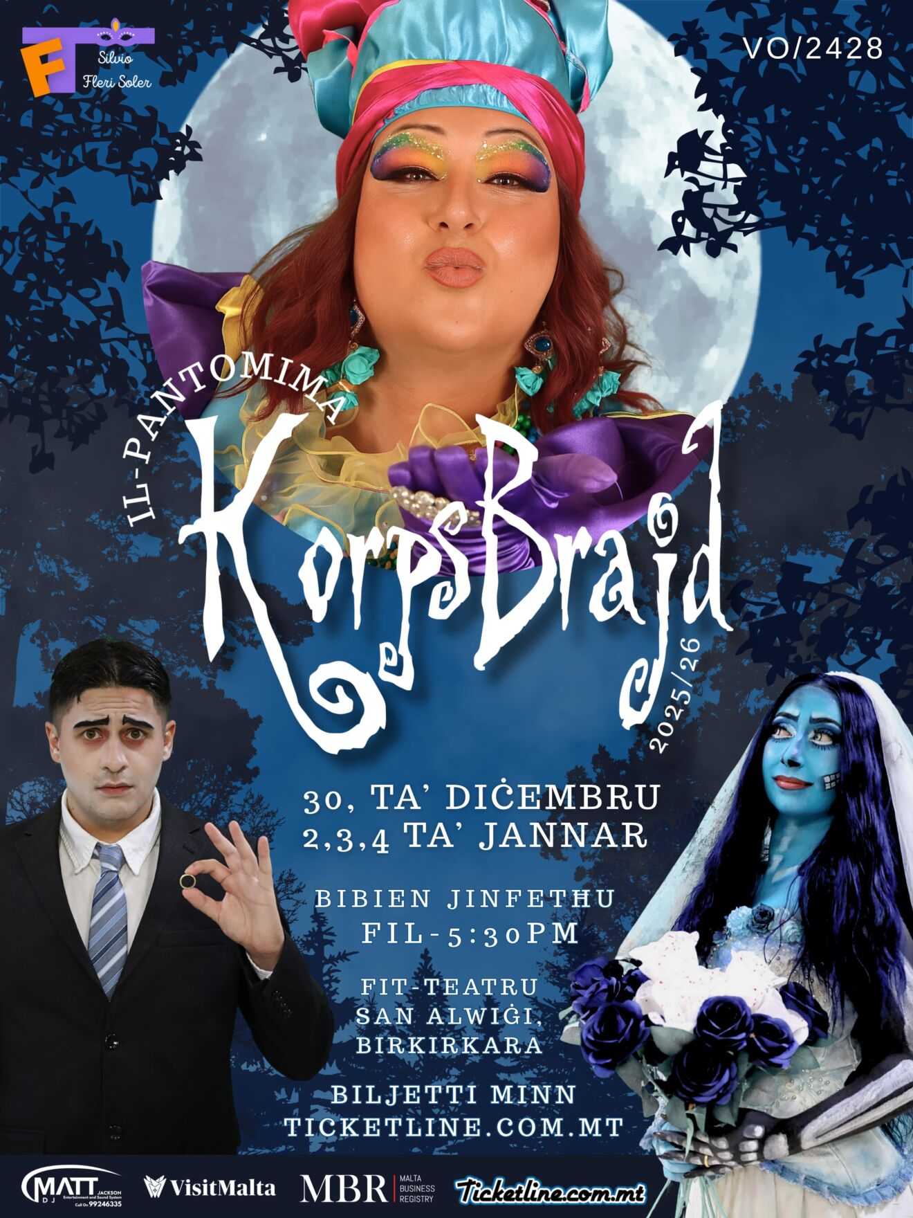 Il-Pantomima ‘Korps Brajd’ se tittella fit-Teatru San Alwiġi matul il ...