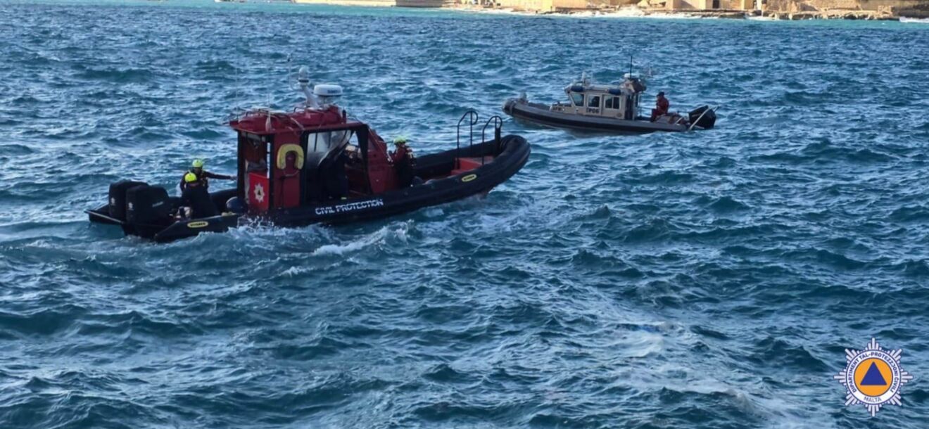 Persuna tittella' mill-baħar wara inċident taħt il-Forti Sant'Iermu fil ...